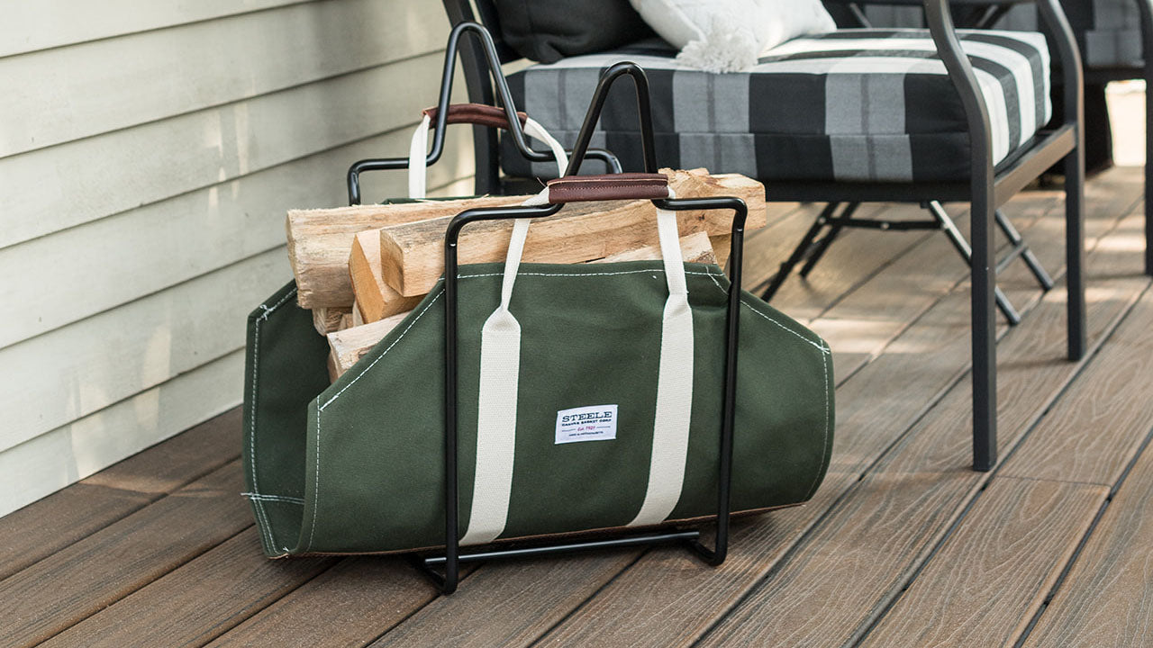 Log Carriers – Steele Canvas Basket Corp – Steele Canvas Basket Corp