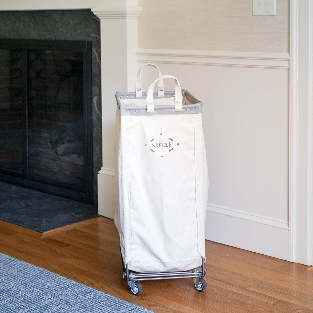 Permanent Style Bag Caddie - Casters – Steele Canvas Basket Corp ...