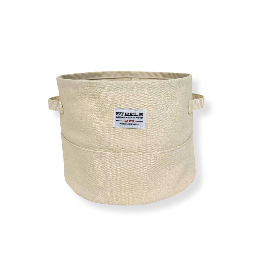 Medium Round Canvas Storage Bin – Steele Canvas Basket Corp – Steele ...