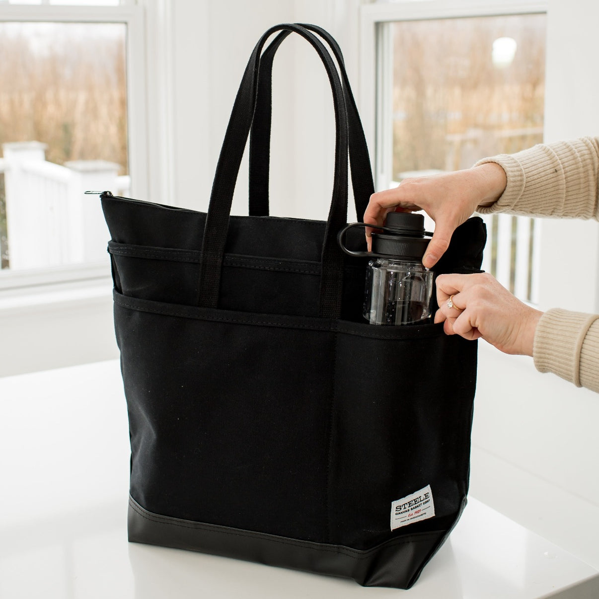 Everyday Zip Top Tote – Steele Canvas Basket Corp – Steele Canvas ...