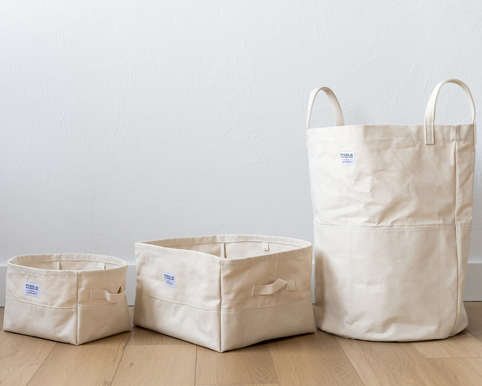 Canvas Storage Bin Bundle – Steele Canvas Basket Corp – Steele Canvas Basket Corp