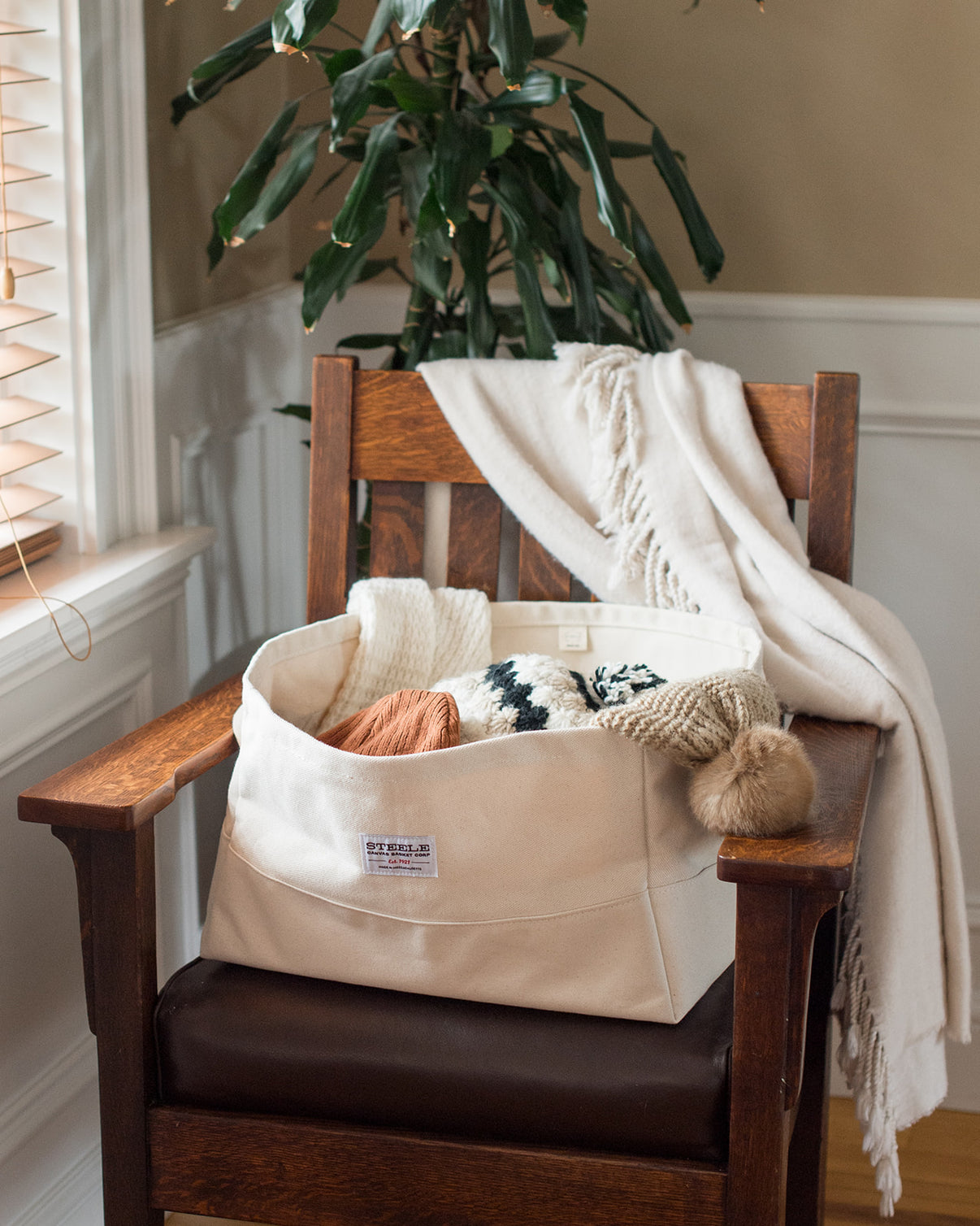 Small Canvas Storage Bin – Steele Canvas Basket Corp