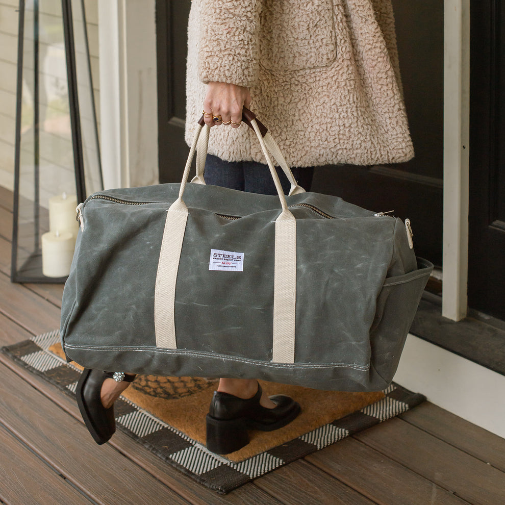 Waxed Canvas Duffle Bag – Steele Canvas Basket Corp – Steele Canvas ...