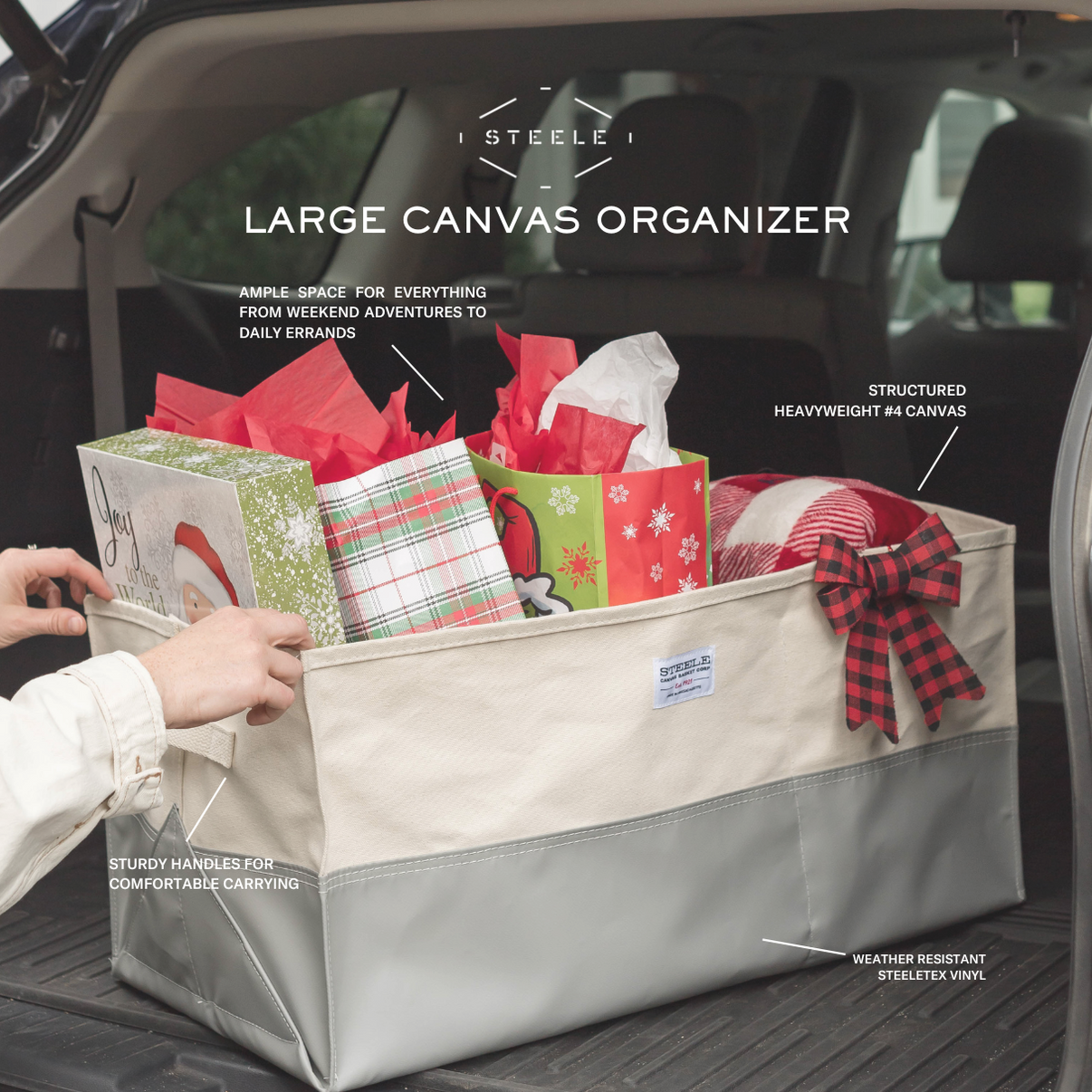 Large Canvas Organizer – Steele Canvas Basket Corp – Steele Canvas ...