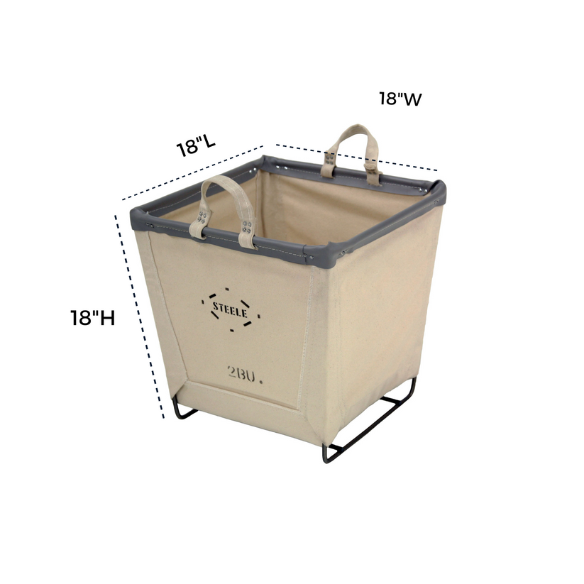 Canvas Square Carry Basket - 2 Bu – Steele Canvas Basket Corp – Steele ...