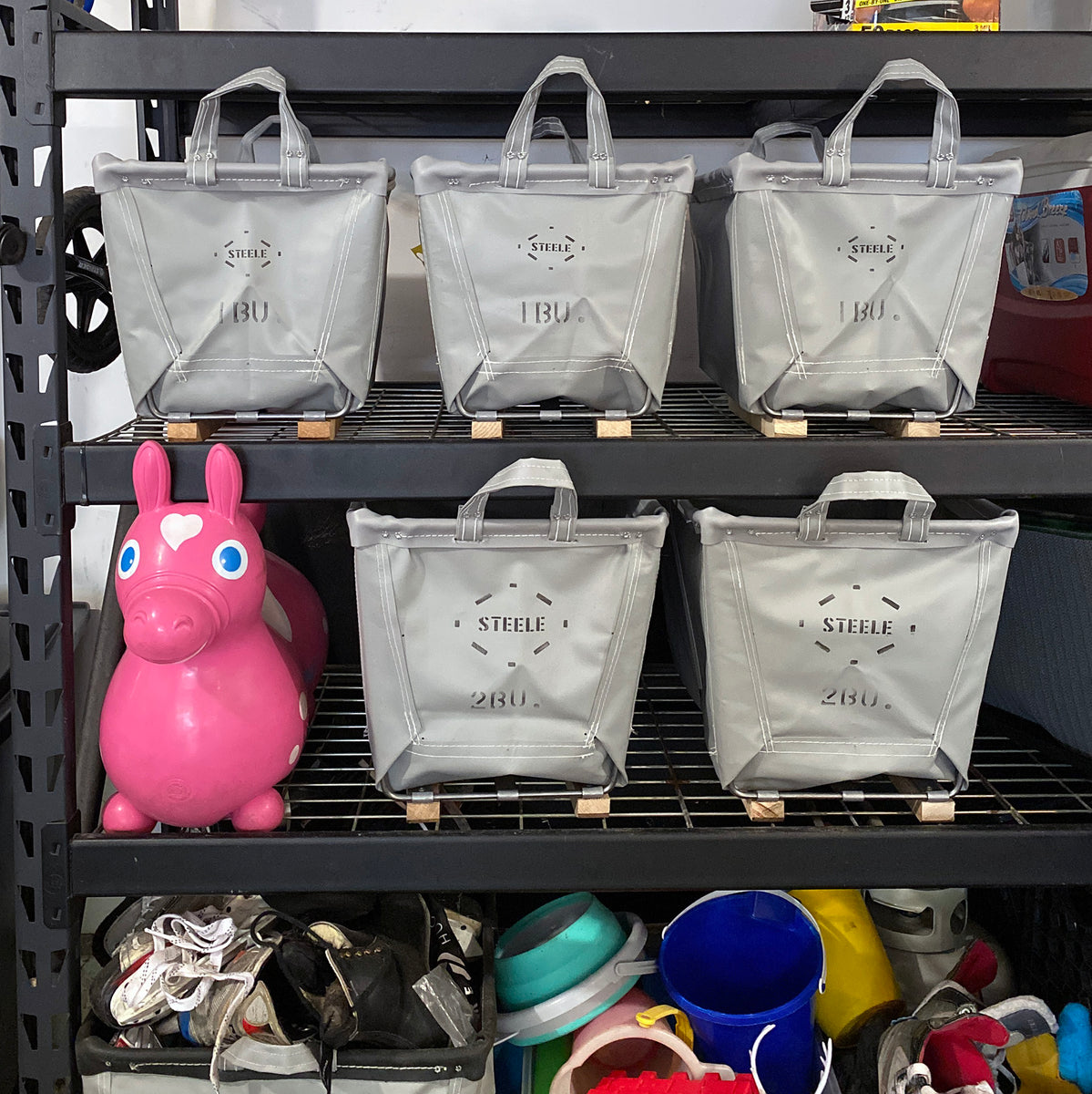 Steeletex Small Carry Basket - 2 Bu – Steele Canvas Basket Corp