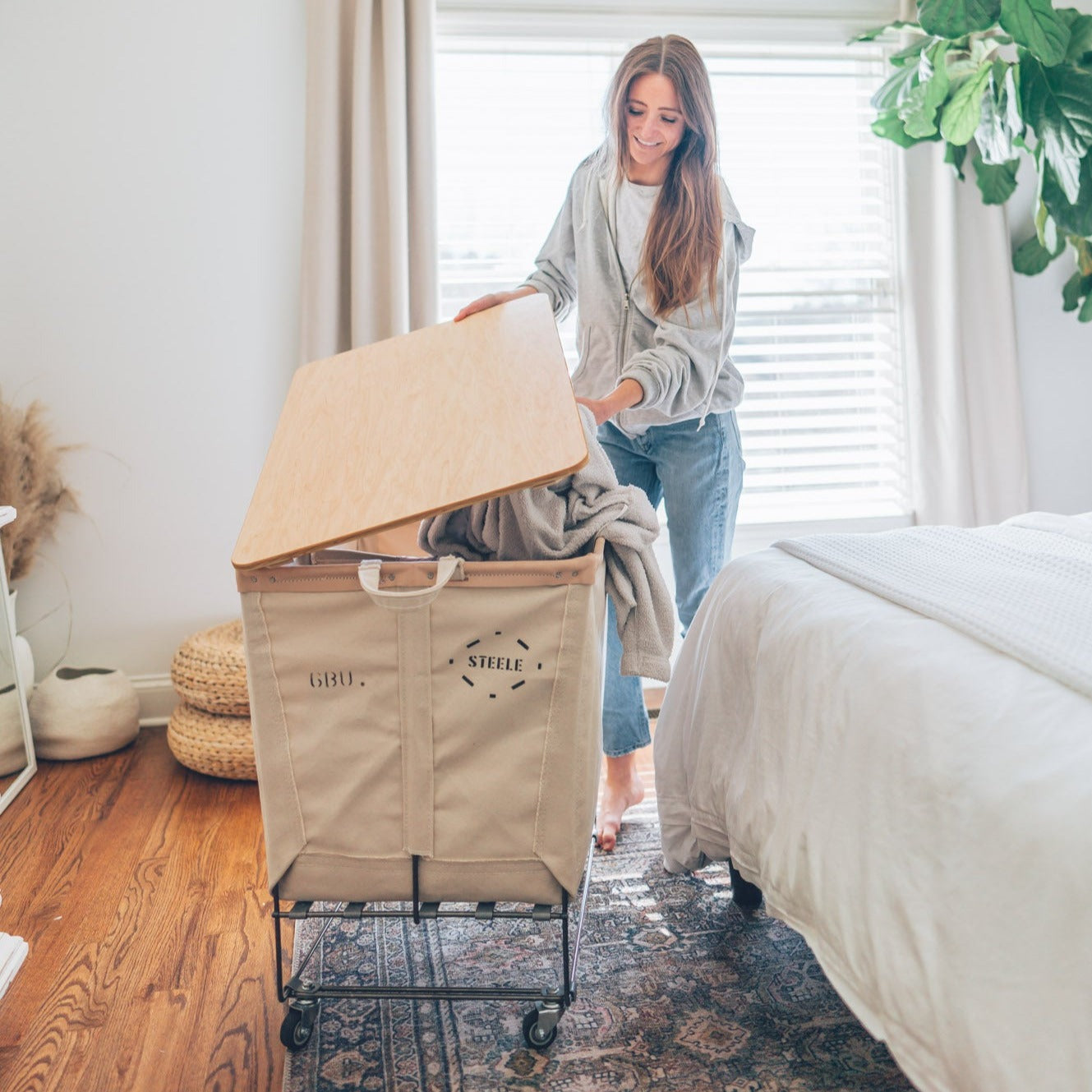 Canvas Elevated Truck - Permanent Style 6 Bu – Steele Canvas Basket ...