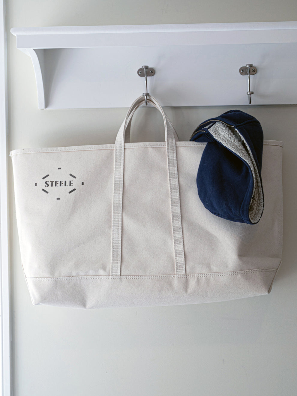Natural Canvas Tote Bag - Wide – Steele Canvas Basket Corp – Steele ...