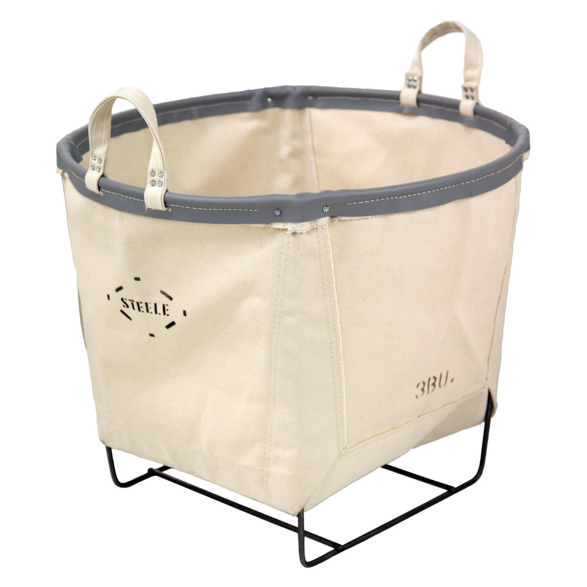 Canvas Round Carry Basket - 3 Bu – Steele Canvas Basket Corp